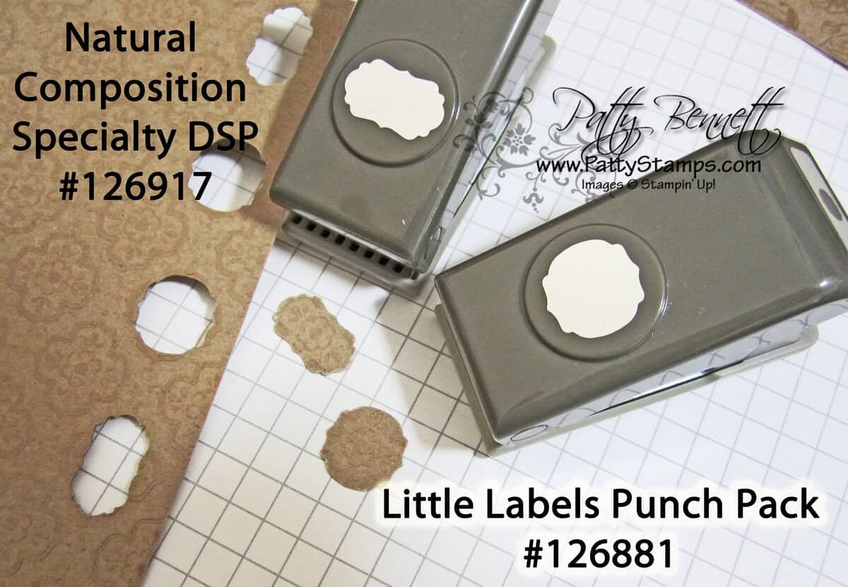 Little Labels Punch Pack from Stampin' Up! - Patty Stamps