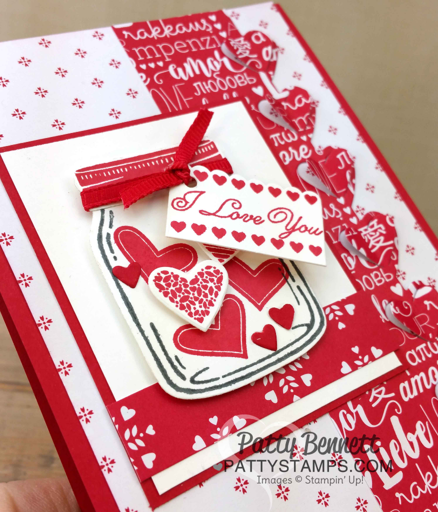 Darling Sending Love Valentine Card Ideas - Patty Stamps