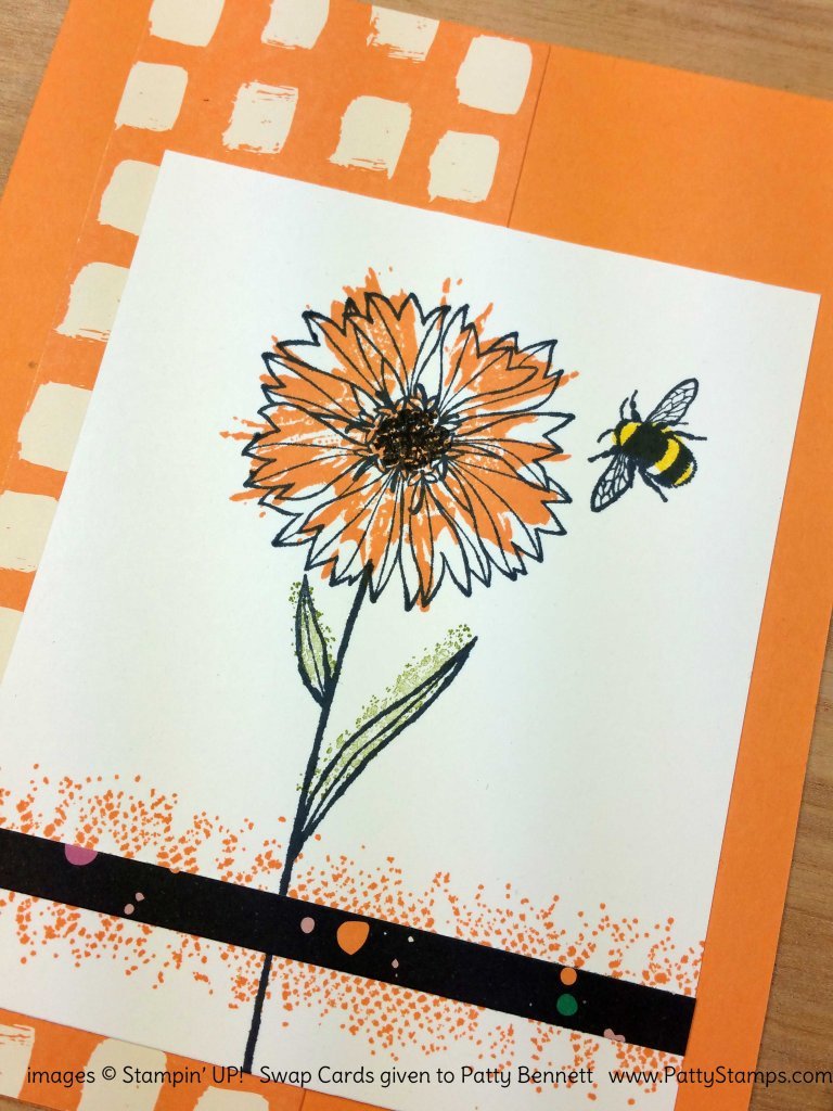 Flower Card Ideas - Stampin' Up! swap cards