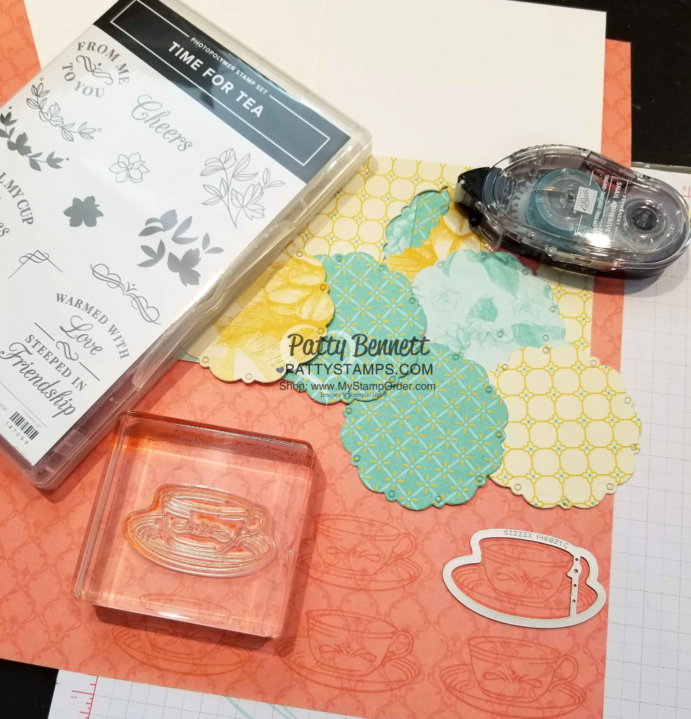 Time for Tea Note Cards - Patty Stamps