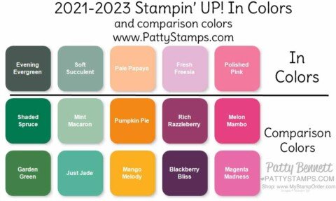 Meet the New Stampin' Up! In Colors - Patty Stamps